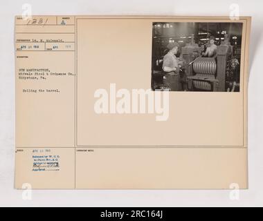 "Gun Manufacture: Midvale Steel & Ordnance Co. in Eddystone, PA. This ...