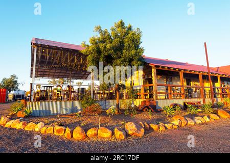 View of the exterior of the restored historic Quamby Pub, built 1860 ...