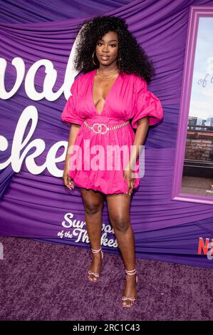 Actor Princess Adenike attends the premiere of "Survival of the ...