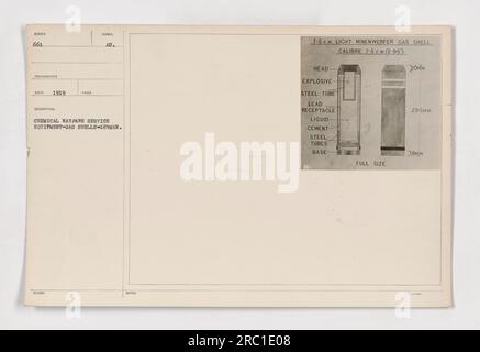 Chemical Warfare Service - German gas hand grenade ca. 1918 Stock Photo ...