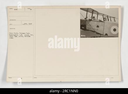 Lieutenant Colonel Charles Lee, a British Army pilot, observing an ...