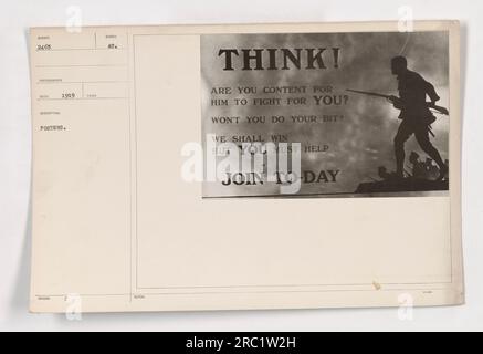 It Takes Both to Win the War: A wartime poster slogan from World War I ...