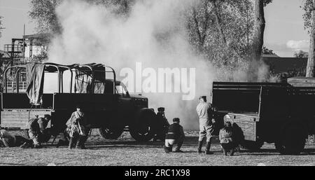Second World War: Russian partisans in occupied Soviet Union Stock ...