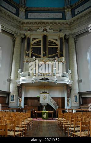 Church organ, Oostkerk, Middelburg, Walcheren Peninsula, Zeeland ...
