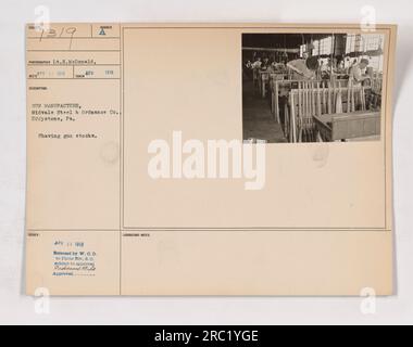 "Gun Manufacture: Midvale Steel & Ordnance Co. in Eddystone, PA. This ...