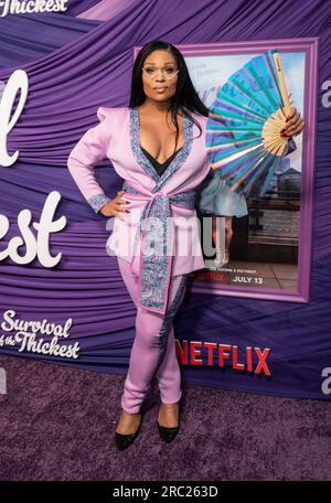 Peppermint attends the premiere of Netflix's "Survival of the Thickest ...