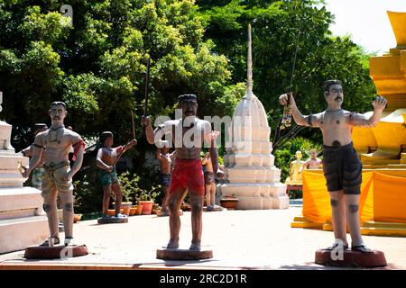 A monument commemorating the heroism and bravery of Khun Rong Palad Chu ...
