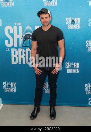 Stephen Dexter attends photocall for upcoming play The Shark is Broken ...