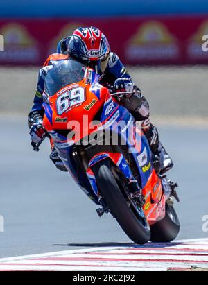 July 09 2023 Monterey, CA, U.S.A Jeremy McWilliams(99)coming out of the ...