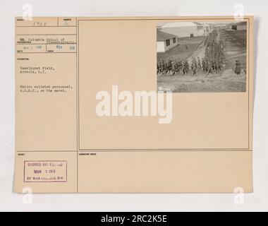 Section of laboratory at the Signal Corps School of Radio and Multiplex ...
