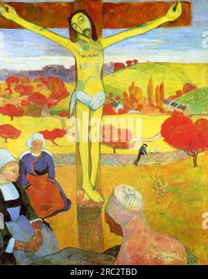 The Yellow Christ (1889) 19th Century Painting by Paul Gauguin - Very ...