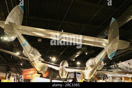 Lockheed P-38L Lightning WW2 Lizzie V fighter plane Seattle Washington ...