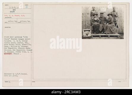 This image depicts a U.S. Army YMCA Reading Room, a space for soldiers ...