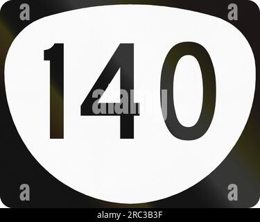 Oregon on highway road sign over blue background, 3d rendering Stock ...