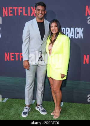NFL quarterback Marcus Mariota and his wife Kiyomi Cook arrive for the ...