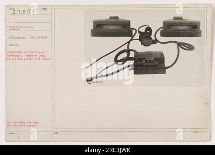 Photograph taken in 1918 by the Ordnance Department, depicting ...