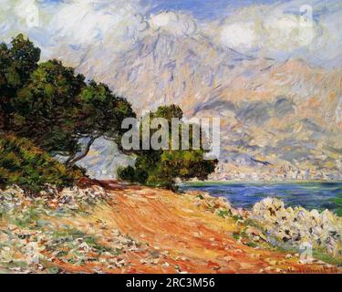 Claude Monet - Meton Seen Cap Martin 1884 Stock Photo - Alamy