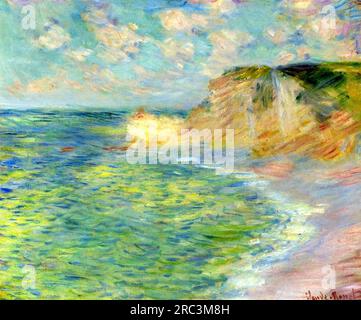 Claude Monet - Cliffs at Amont Stock Photo - Alamy