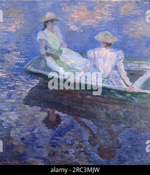 The Row Boat 1887 by Claude Monet Stock Photo - Alamy