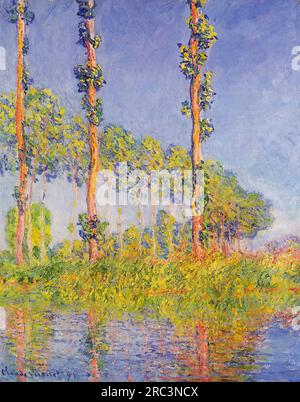 Three Trees in Spring 1891 by Claude Monet Stock Photo - Alamy