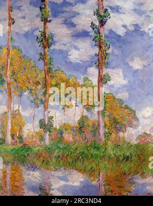 Three Trees in Summer 1891 by Claude Monet Stock Photo - Alamy