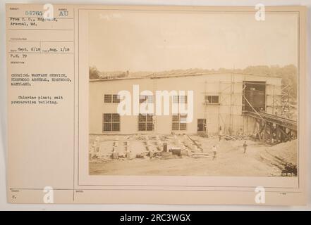 Chemical Warfare Service, Edgewood Arsenal in Edgewood, Maryland. The ...