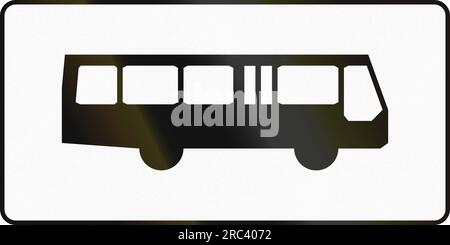 Polish traffic sign additional panel to specify the meaning of other ...