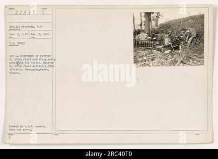 Battery of 155 in action, France Stock Photo - Alamy