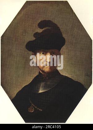 Rembrandt - Old Soldier Stock Photo - Alamy