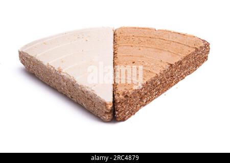 czech waffles isolated on white background Stock Photo - Alamy