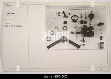 Image showing parts of a Bosch magneto, specifically the model SUMBER ...