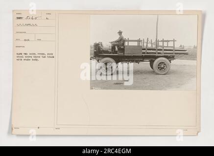 American soldiers transporting supplies and equipment on horse-drawn ...