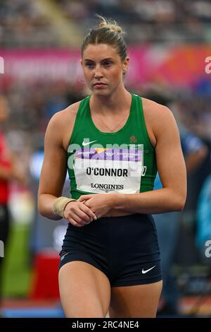 Kate O'Connor of Ireland competes in the high jump during the Women's ...