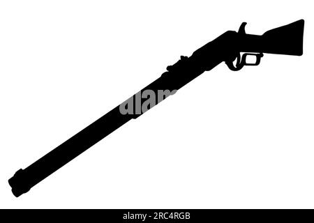 Old west period .44-40 Winchester lever-action repeating rifle M1866 ...