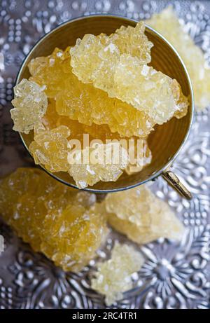Nabat is Persian Saffron Rock Candy, crystallized sugar, flavored with ...