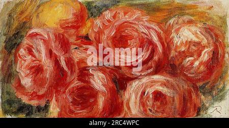 Pierre-Auguste Renoir - Red Roses Stock Photo - Alamy