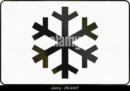 Austrian traffic sign additional panel to specify the meaning of other ...