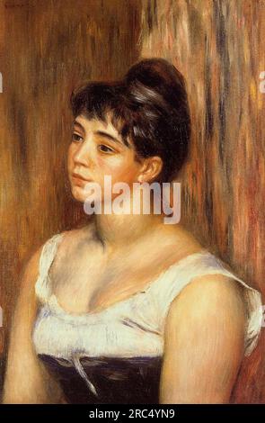 Suzanne Valadon, by Auguste Renoir, 1885, French impressionist painting ...