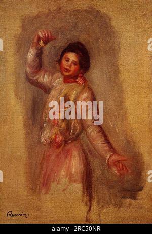 Pierre-Auguste Renoir - Dancer with Castenets 1895 Stock Photo - Alamy