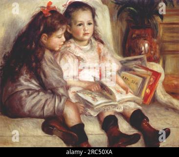 Pierre-Auguste Renoir - Portraits Two Children 1895 Stock Photo - Alamy