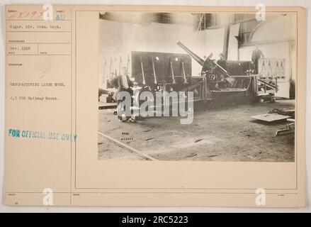 Soldiers working in an ordnance manufacturing facility during World War ...