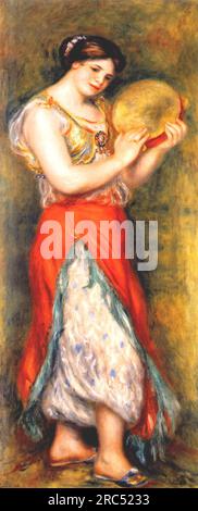 Renoir - dancer-with-tambourne-gabrielle-renard-1909 Stock Photo - Alamy