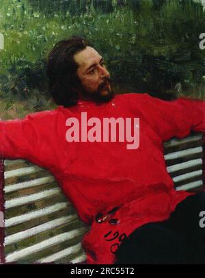 Ilya Repin - Portrait Author Leonid Andreev 1905 Stock Photo - Alamy