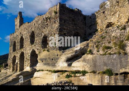 Italy Calabria Cleto the castle Stock Photo - Alamy