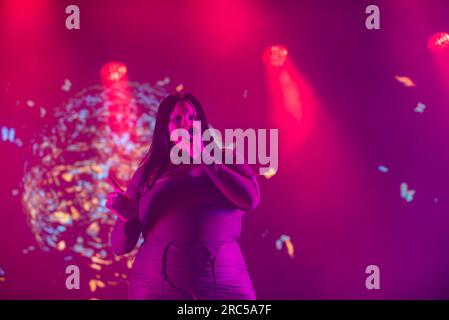 English rapper Shygirl aka Blane Muise performs live on the stage ...
