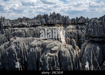 Tsingy, limestone formations, Tsingy de Bemaraha National Park, UNESCO ...