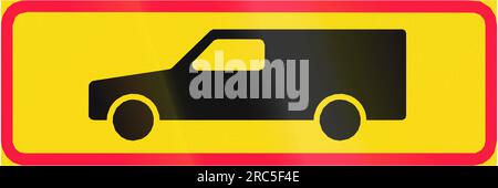 White Vans only sign Stock Photo - Alamy