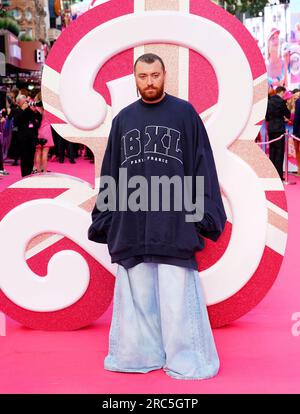 Sam Smith, Barbie - European Premiere, Leicester Square, London, UK, 12 ...