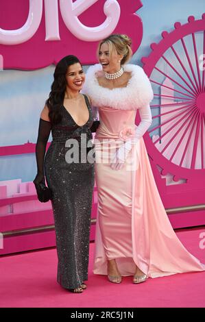 America Ferrera attends the "Barbie" European Premiere at Cineworld ...