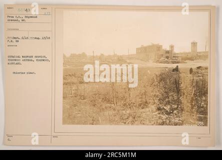 Chemical Warfare Service, Edgewood Arsenal in Edgewood, Maryland. The ...